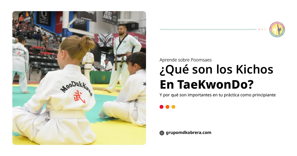 ¿Qué son los Kichos en Tae Kwon Do? | Grupo MDK Obrera